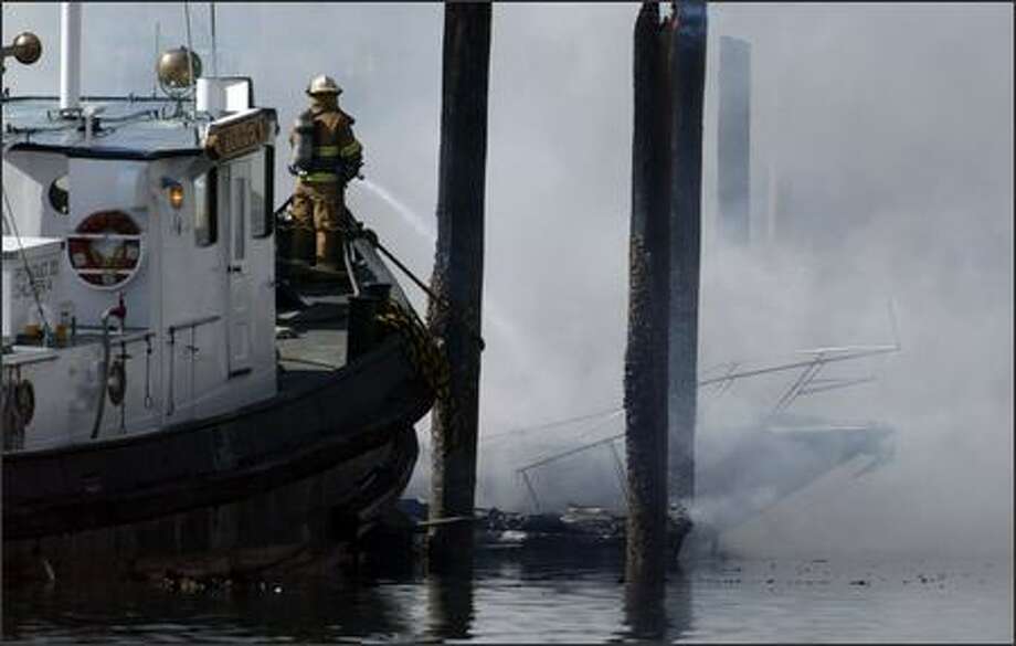 Gig Harbor Marina Fire - seattlepi.com