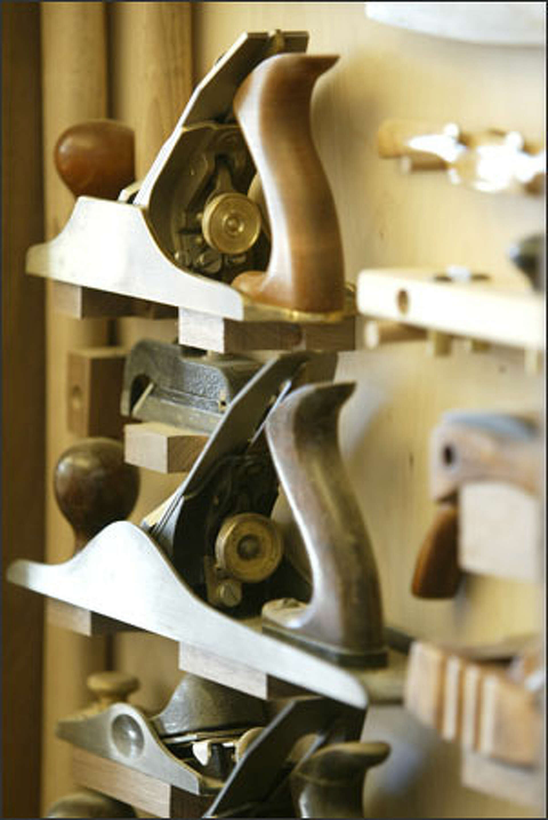 For Ben Dykstra, furniture maker, tools of an earlier time shape gems