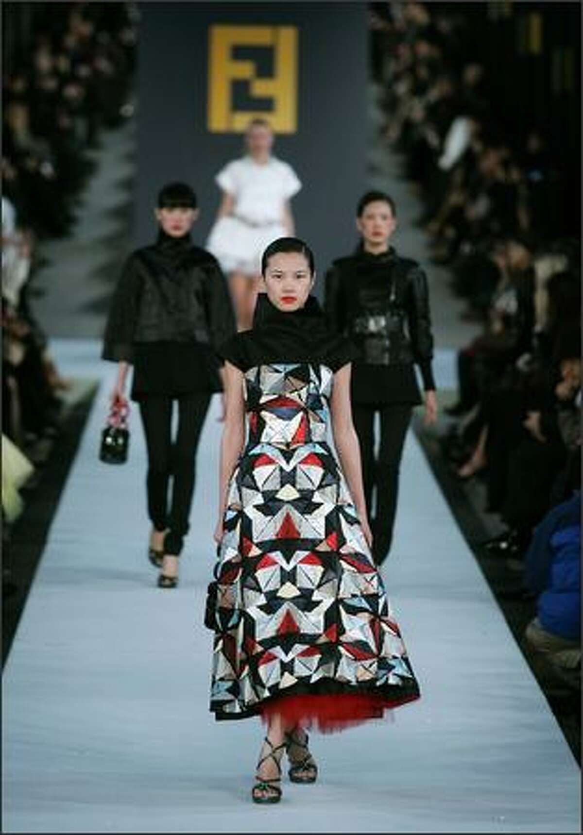 Great Wall of China fashion show