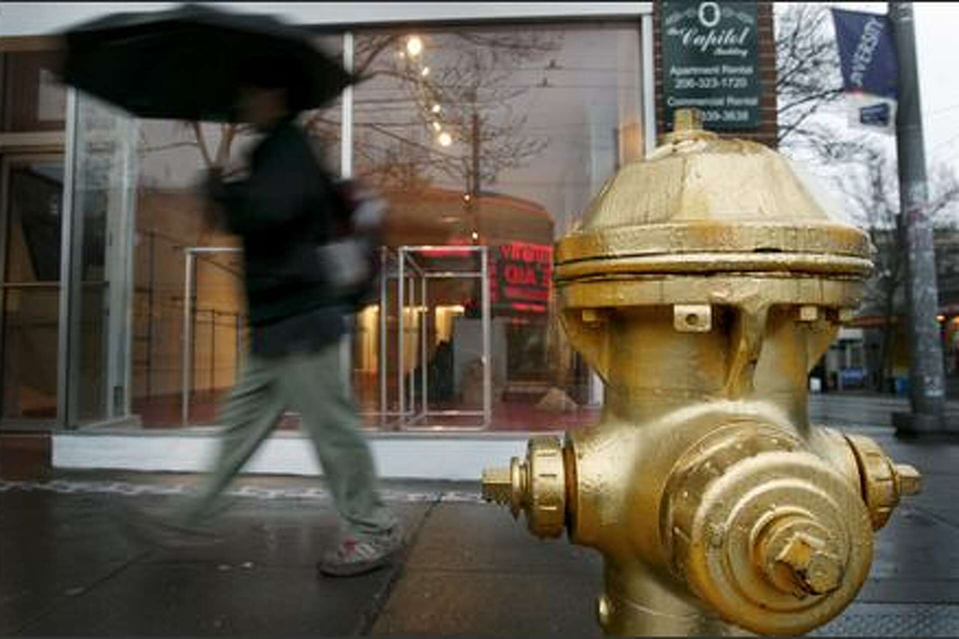 Gold hydrants light up a safety debate