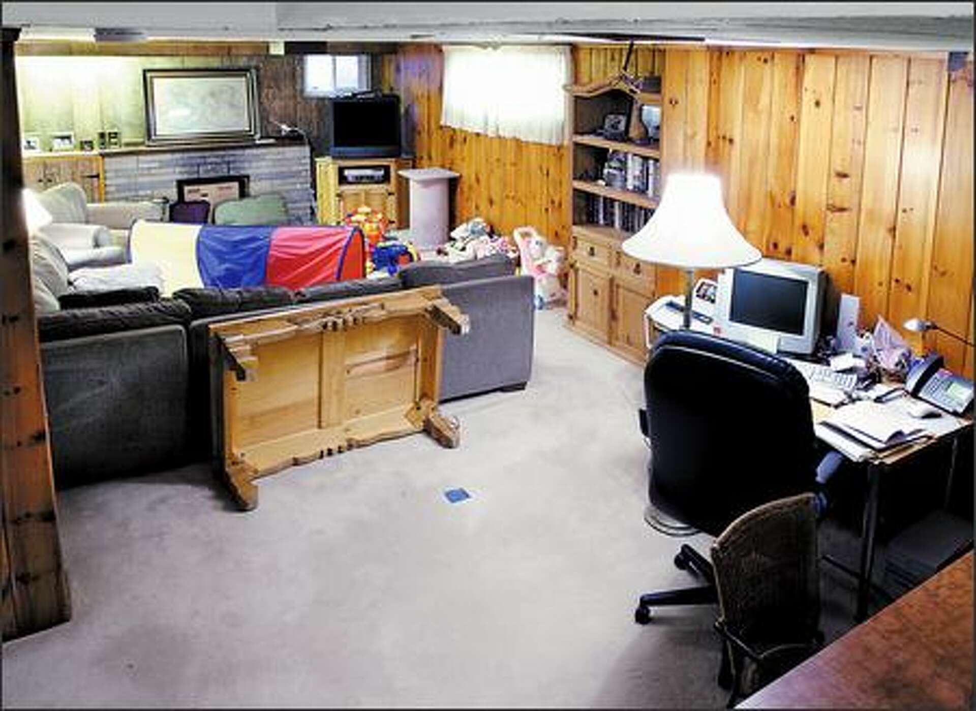 Divine Design: 'Pine' paneling is first to go in rec room