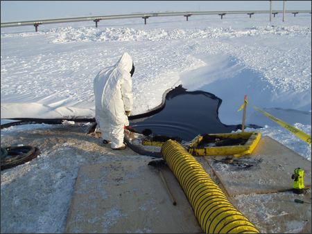Oil spill is largest ever on Alaska's North Slope