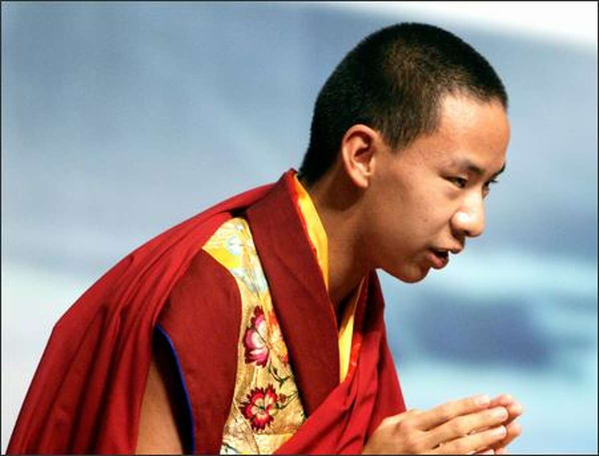Buddhists' Panchen Lama makes rare appearance