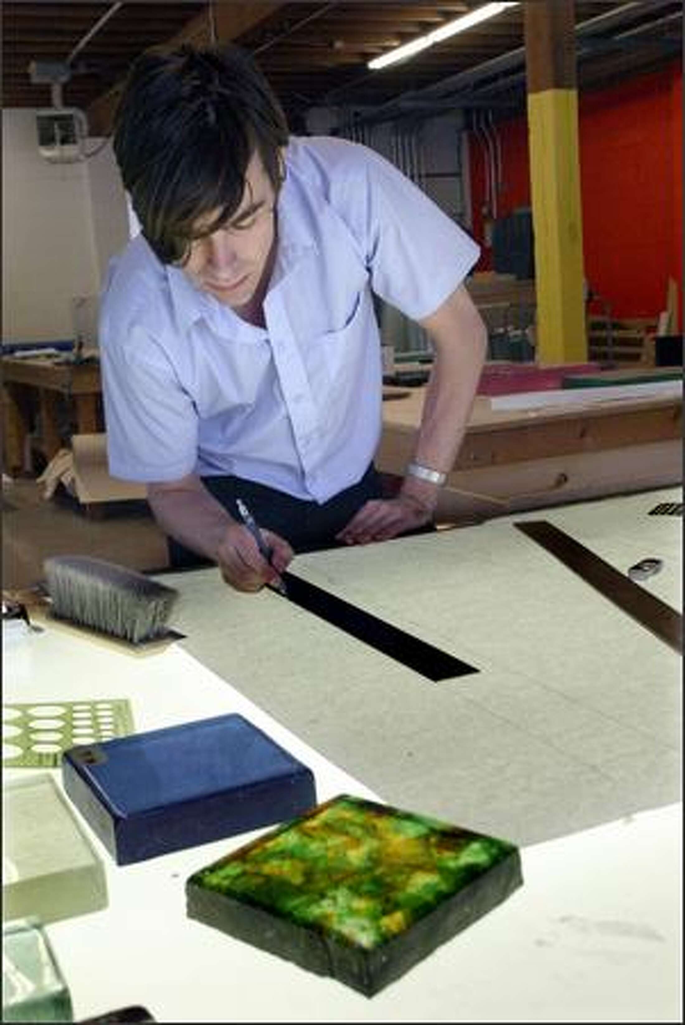 Maker of glass tombstones sees life in cemeteries