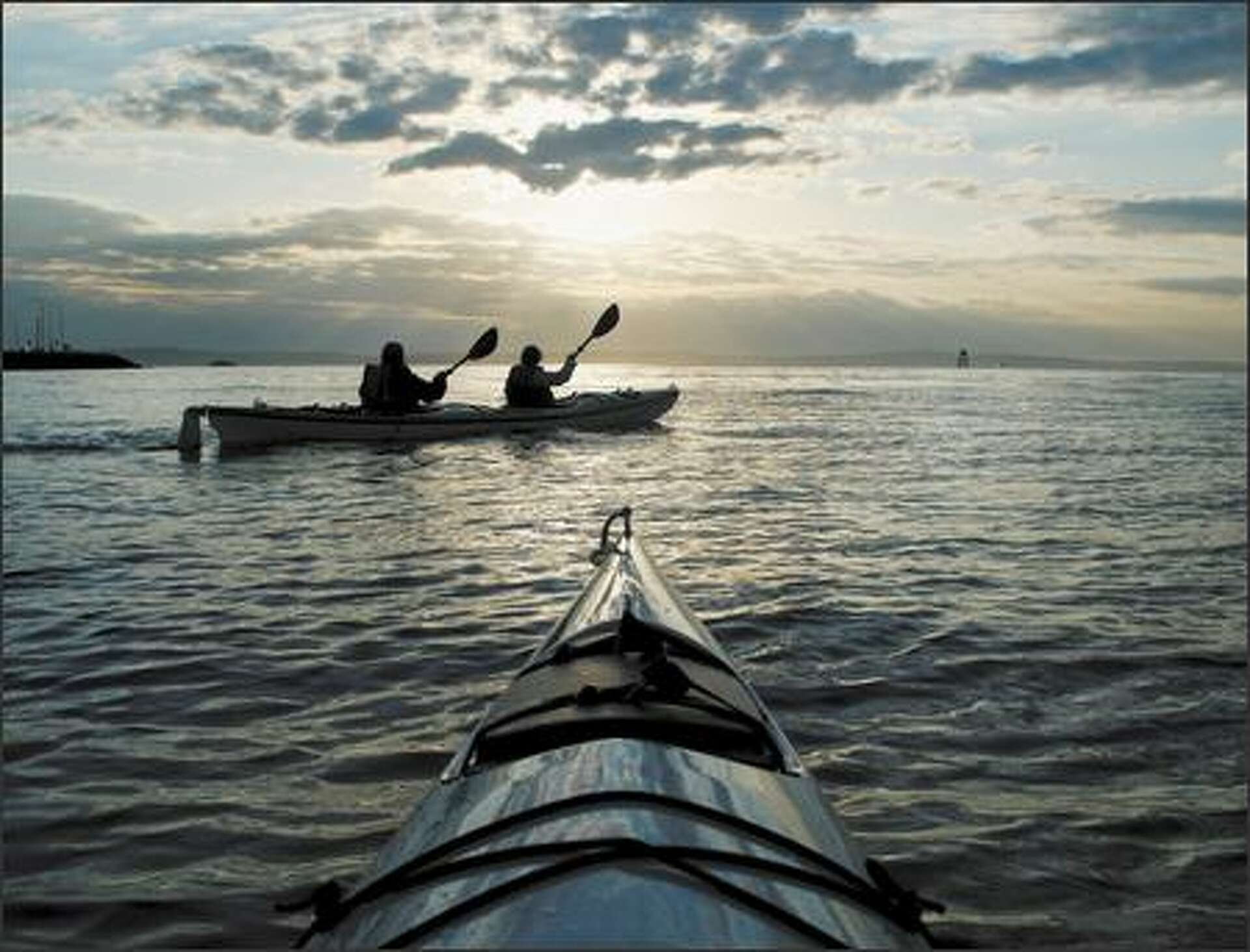 It's a different world when you see Seattle with a paddle