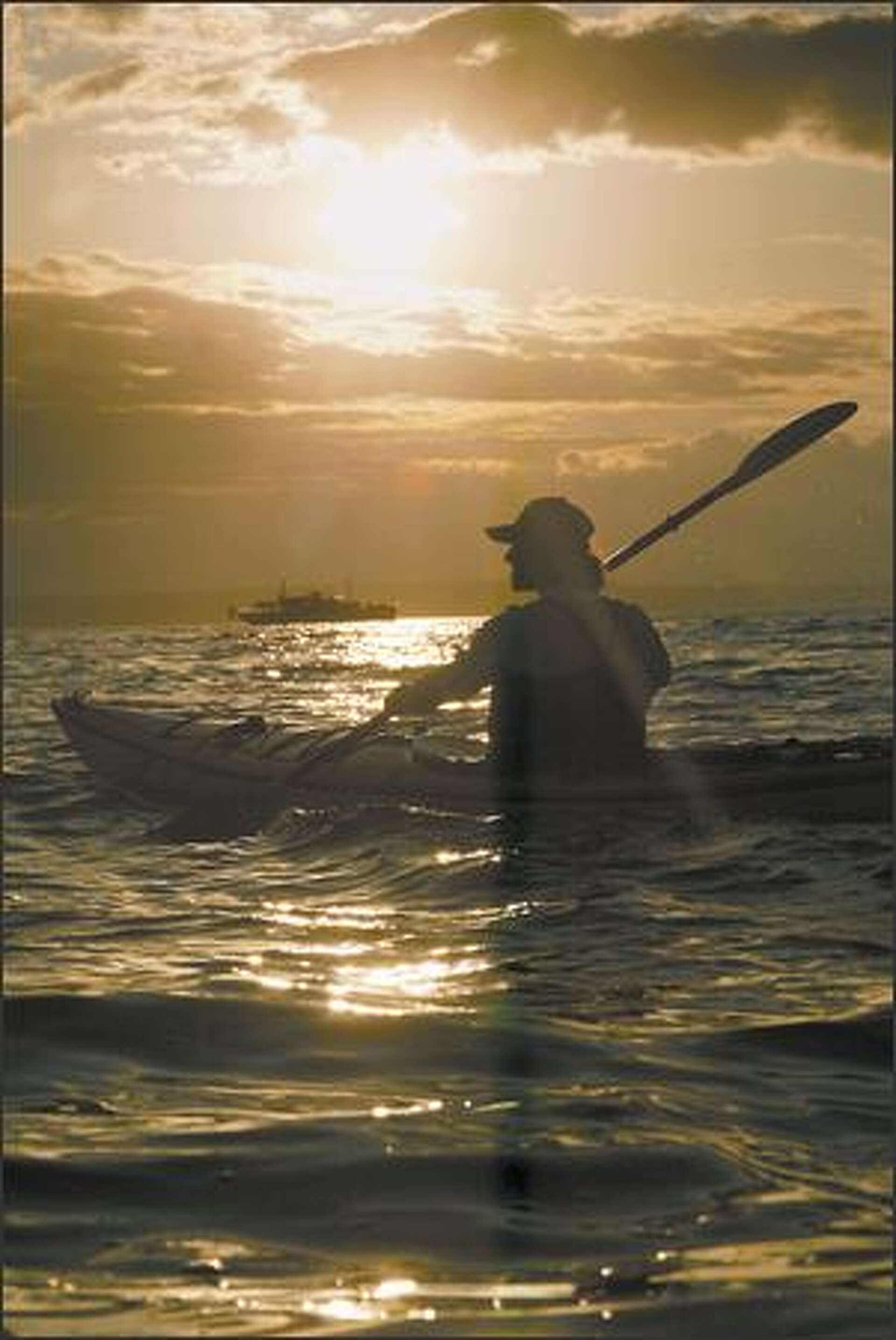 It's a different world when you see Seattle with a paddle