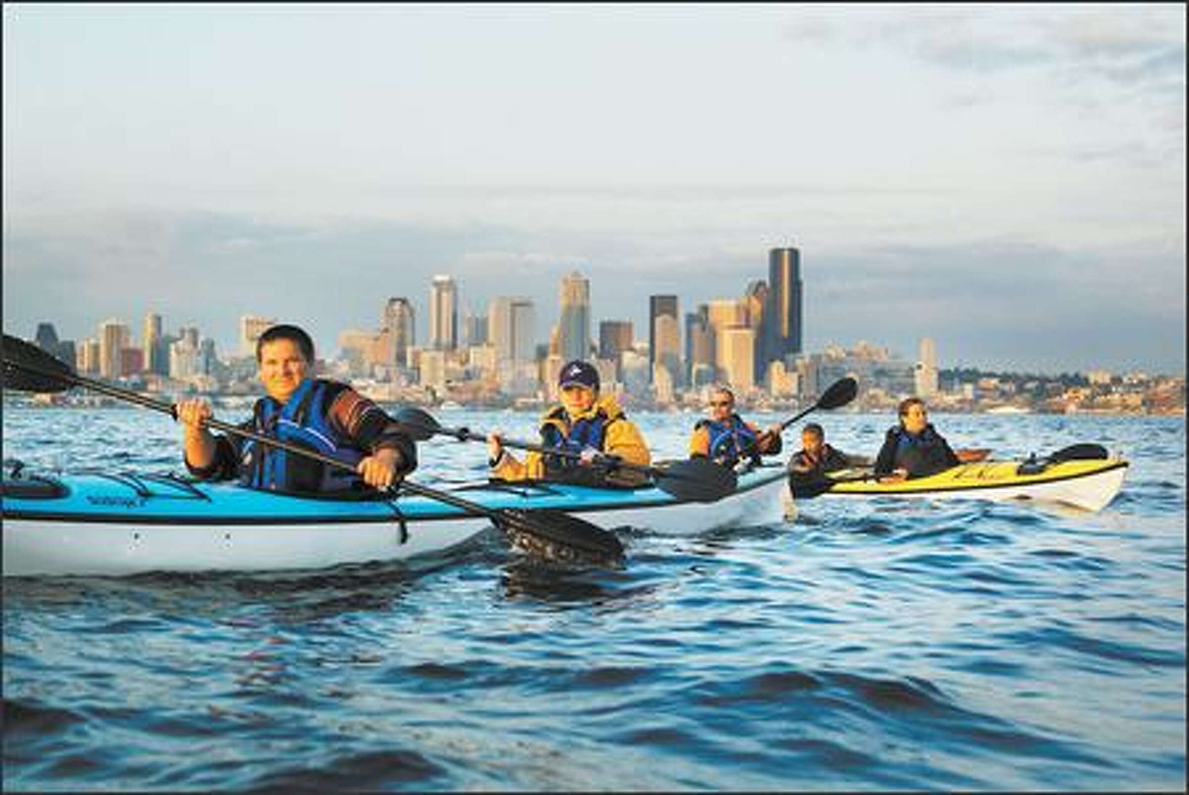 It's a different world when you see Seattle with a paddle