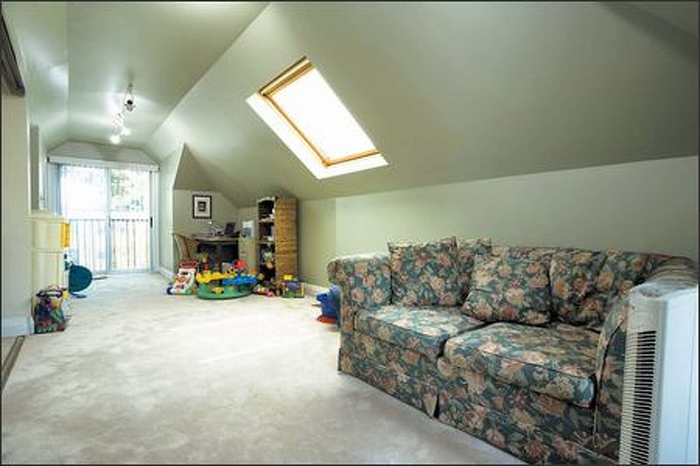 Divine Design: Cramped attic got redefined, with a touch of gray