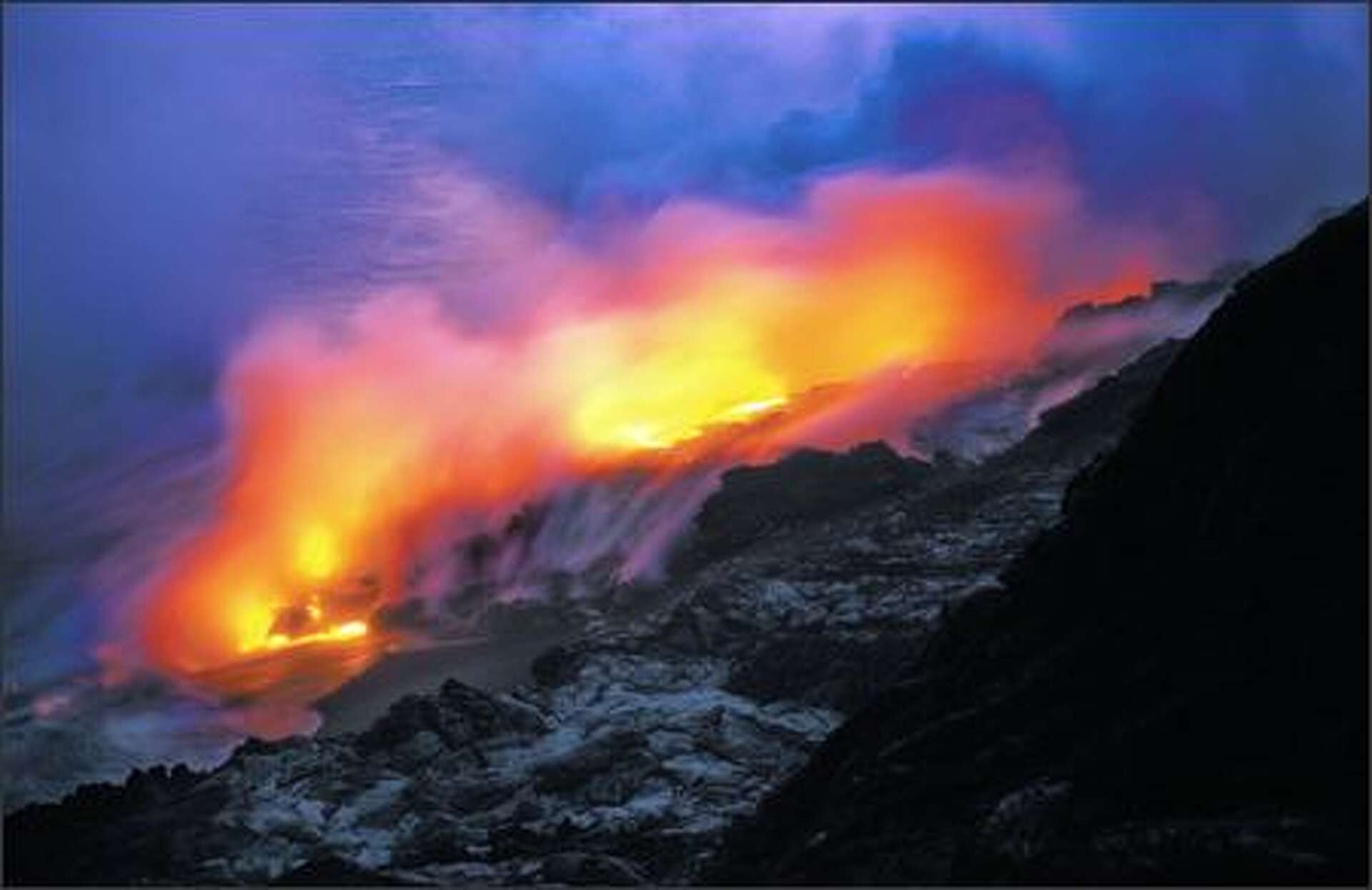 In Hawaii, the road to 'hell' is not paved, it's covered with hardened lava