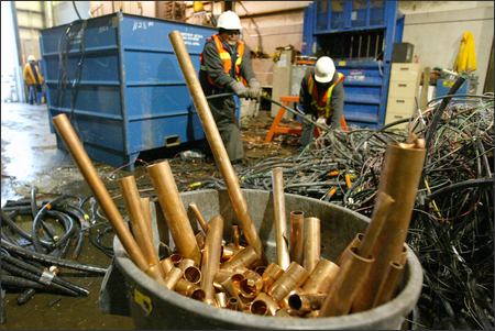 Scrap metal is a hot commodity