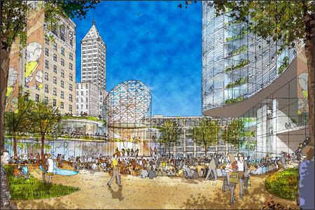 Tower, public plaza planned near City Hall