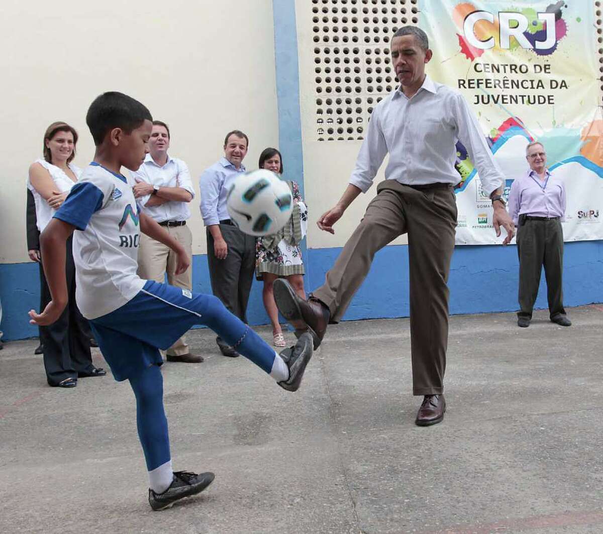 Obama sees Brazil close-up
