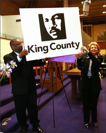 Seattle sees a new face for King County's logo: Martin Luther King Jr.