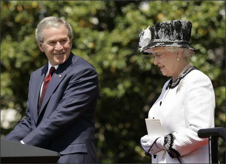 Bush's wink becomes a royal pain