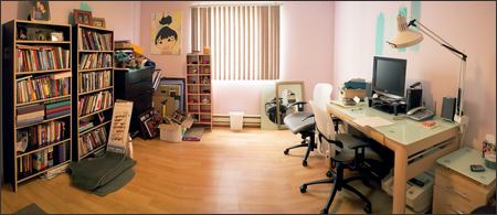 $500 Room Makeovers: Dismal office gets stylish face-lift