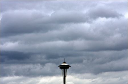 Gray Seattle skies in August? That's about right