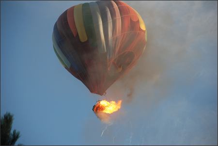 11 survive hot-air balloon fire