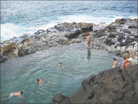 Lava bed pool: An enchanted dip into an ancient world