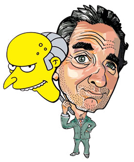 Harry Shearer lends his voice to characters and causes