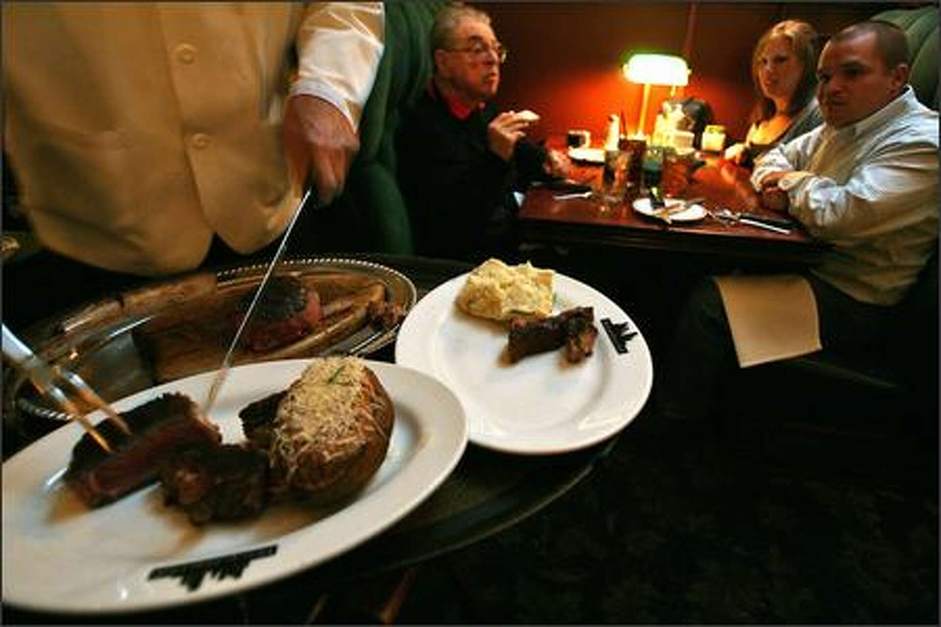 Three Seattle steak houses: juicy treats and, frequently, a big bill