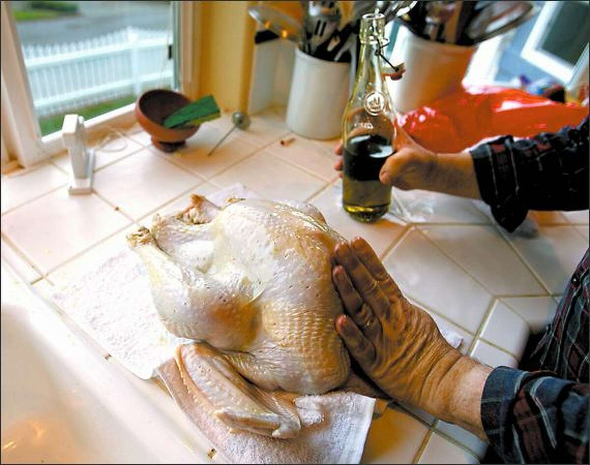 Cooking a holiday turkey over fire is the way to go