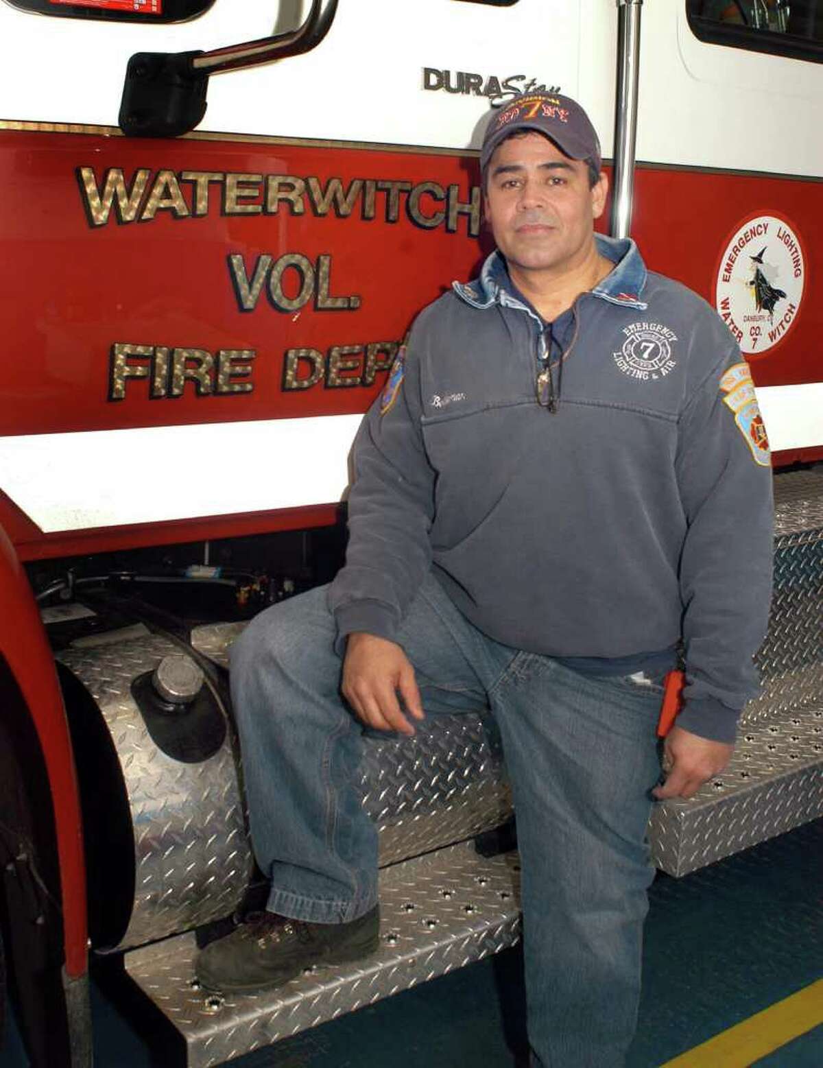 Volunteer firefighter doesn't miss a call