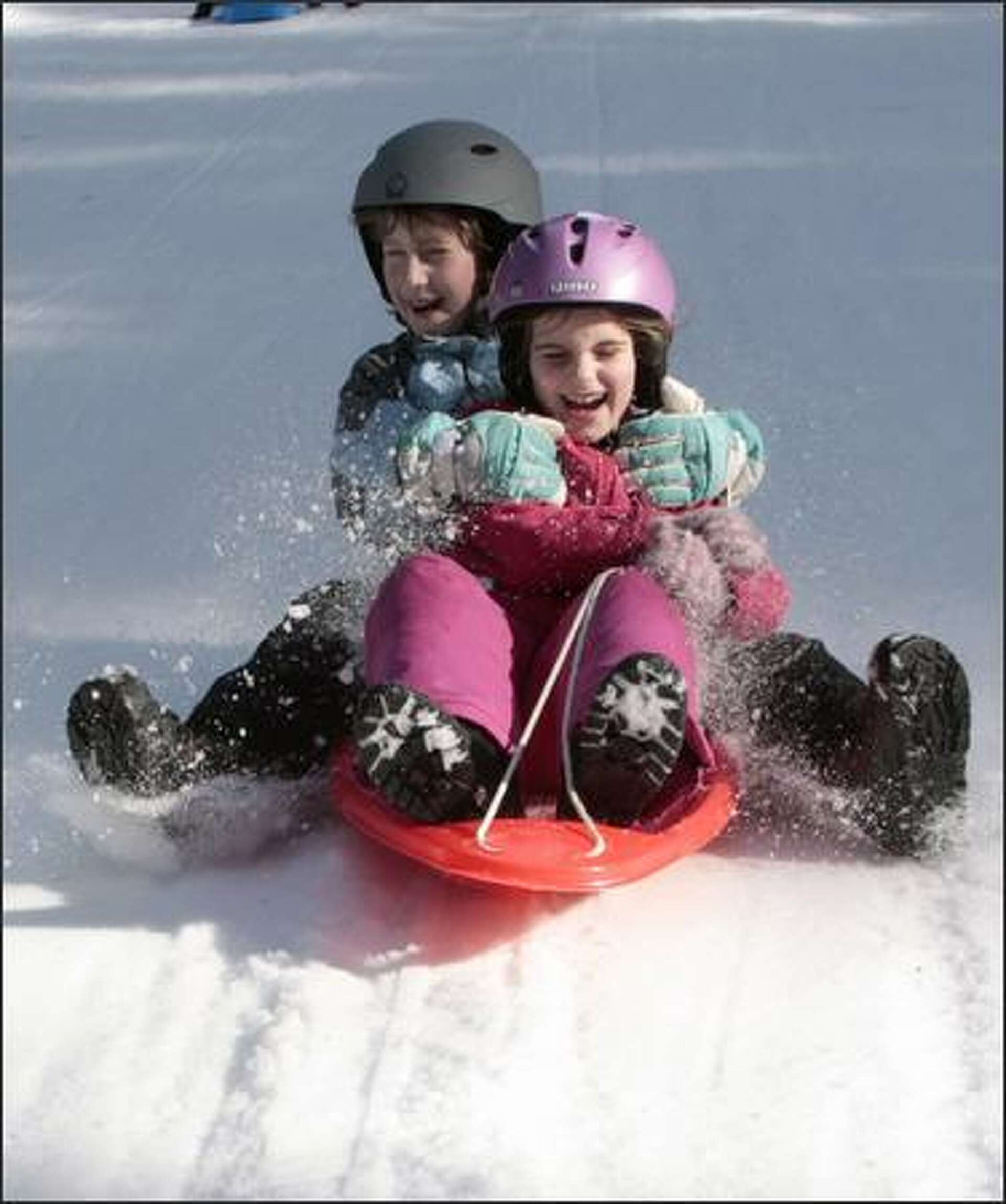 State parks have great hills for sledding, not shredding