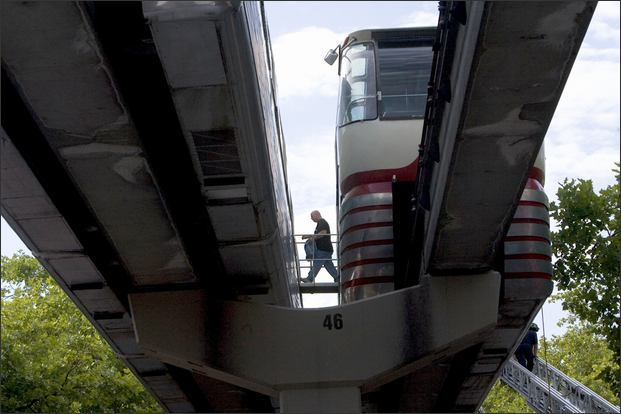 'It just stopped' -- Monorail breaks down, firefighters rescue passengers