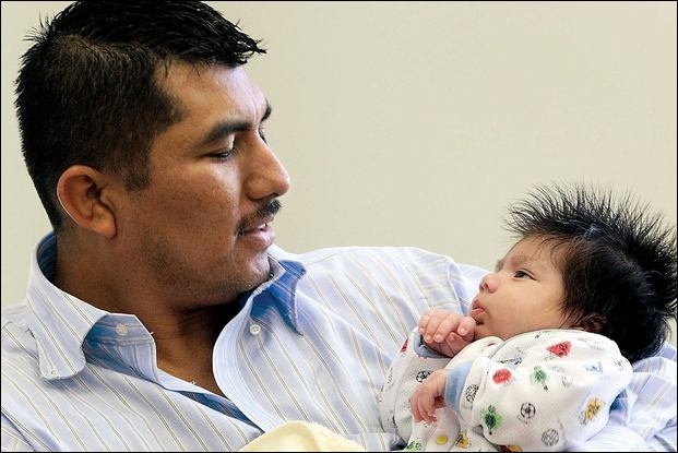 Baby cut from mom's womb is home