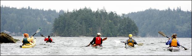 Sculpted by time and tide, Chuckanut Bay is a joy for kayakers