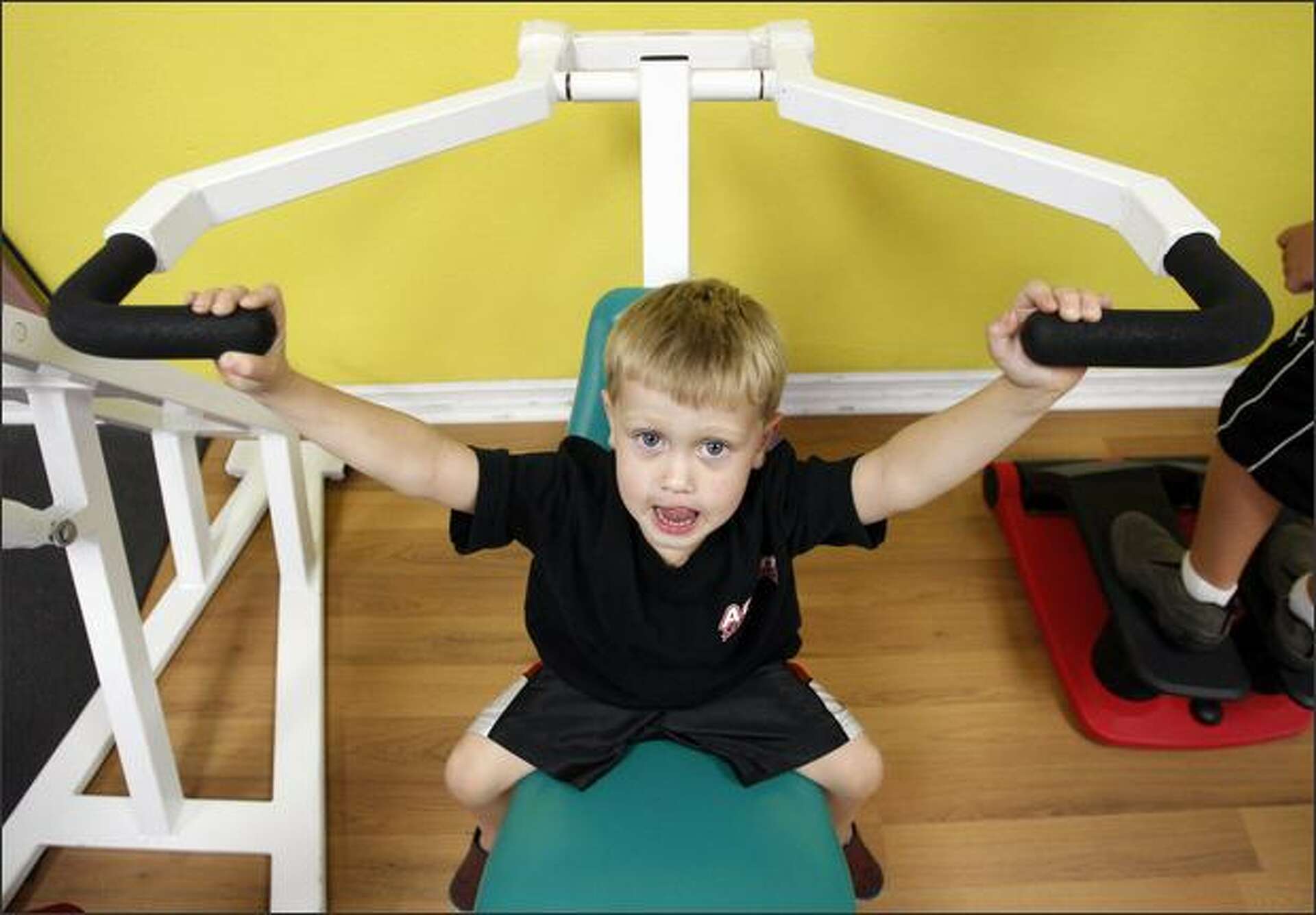 Hitting the gym isn't just for Mom and Dad anymore, kids are going, too