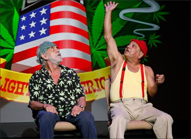 Cheech & Chong on a new kind of trip