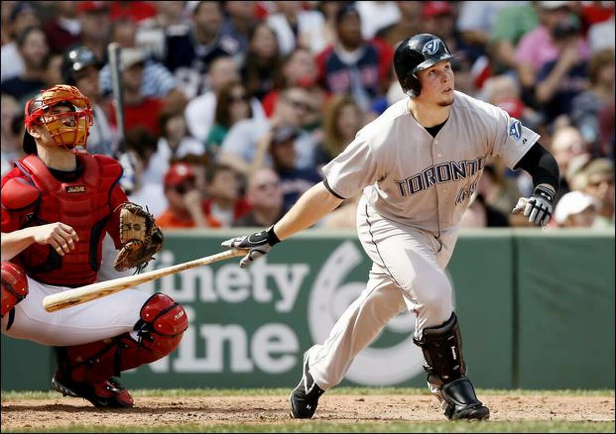 Young outfielder Travis Snider is coming up fast, growing up faster