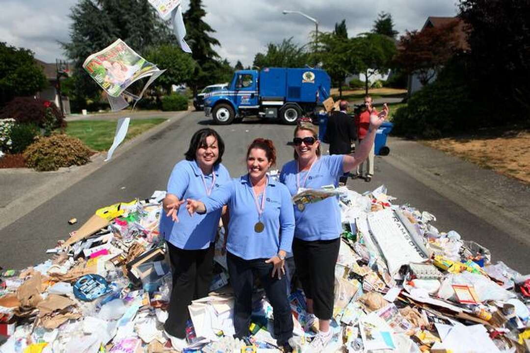 Trash talk: Garbage-sorting race spotlights recycling