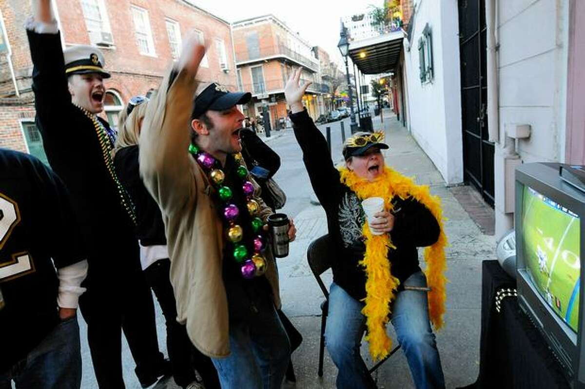 New Orleans celebrates the Saints