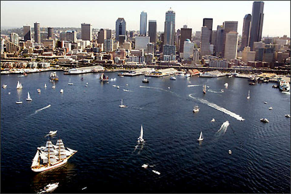 Skylines of Seattle through the years