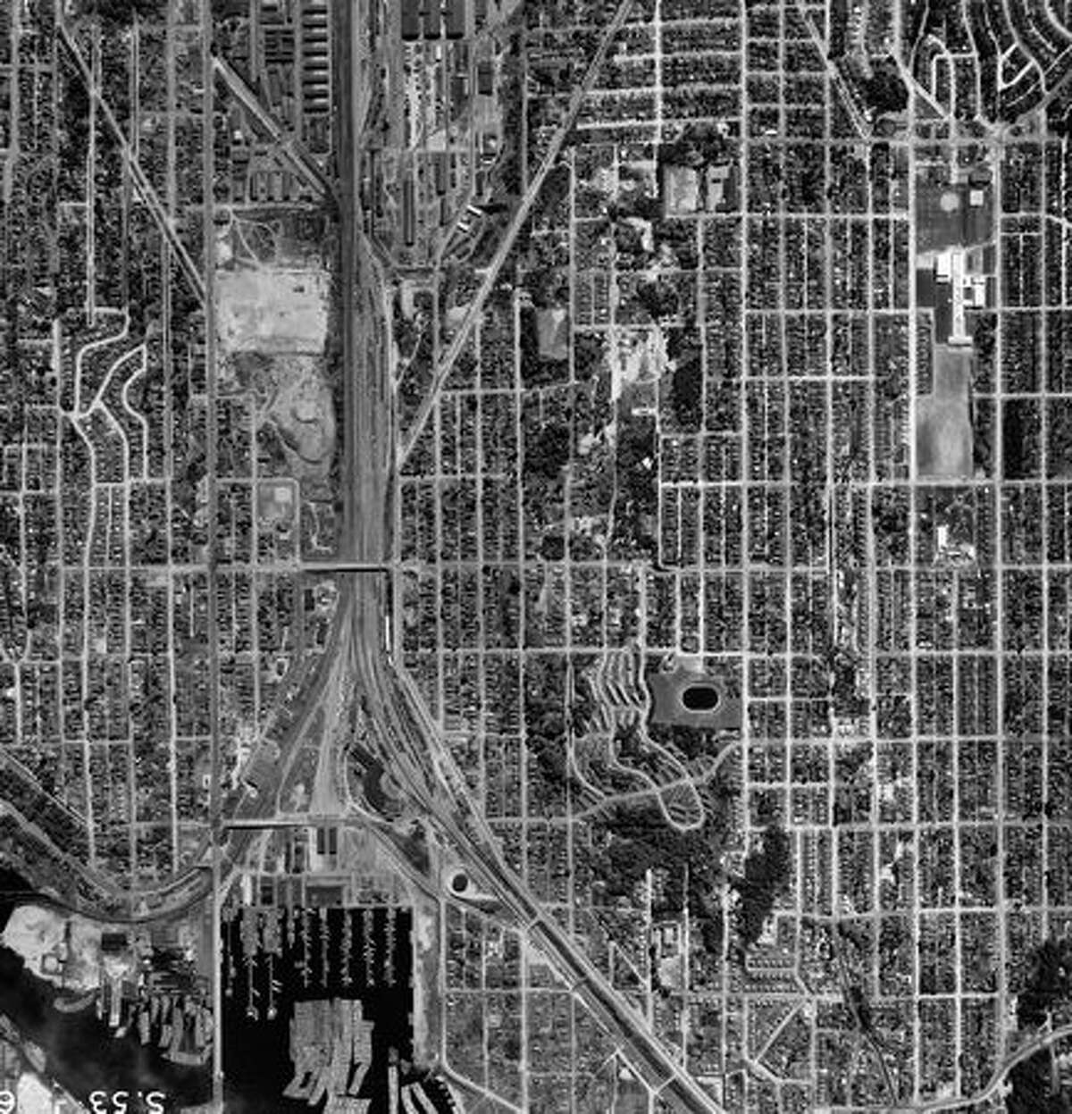 P-I archives: Aerial views of Seattle