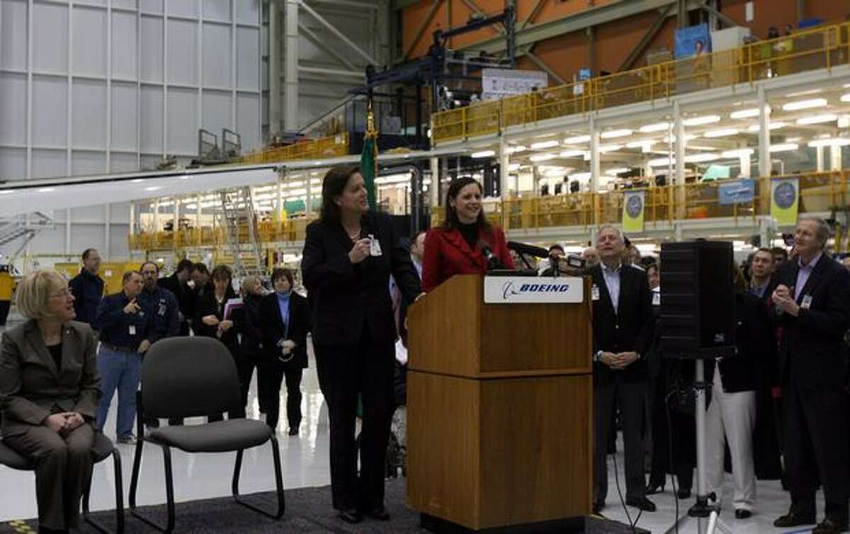 Boeing tanker celebration