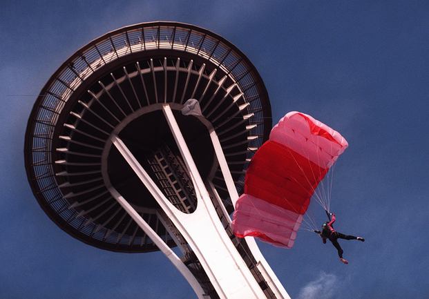 This week in history: People BASE jumped off the Space Needle