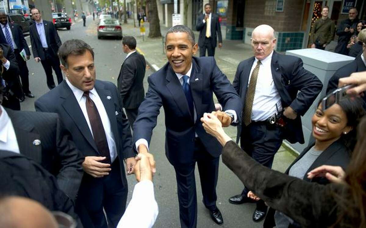 Obama visits Seattle (10/21/10)