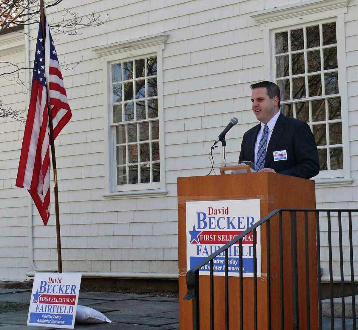 Becker launches campaign for Fairfield first selectman