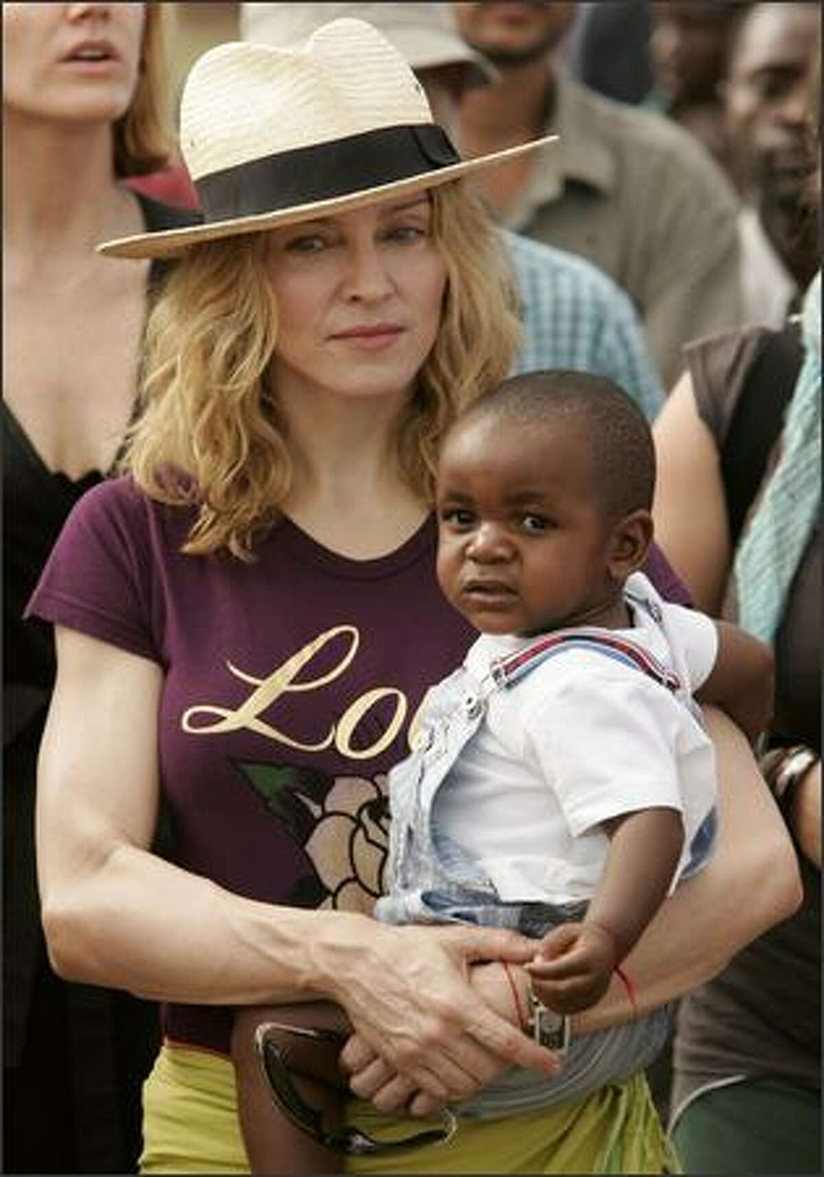Madonna and her children