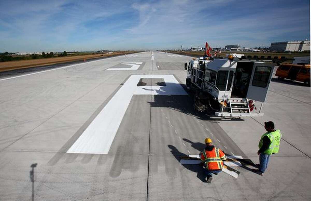 SeaTac runway work