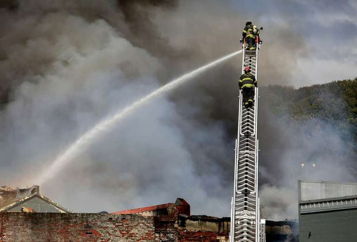 Former Sunny Jim factory fire, Sept. 20, 2010
