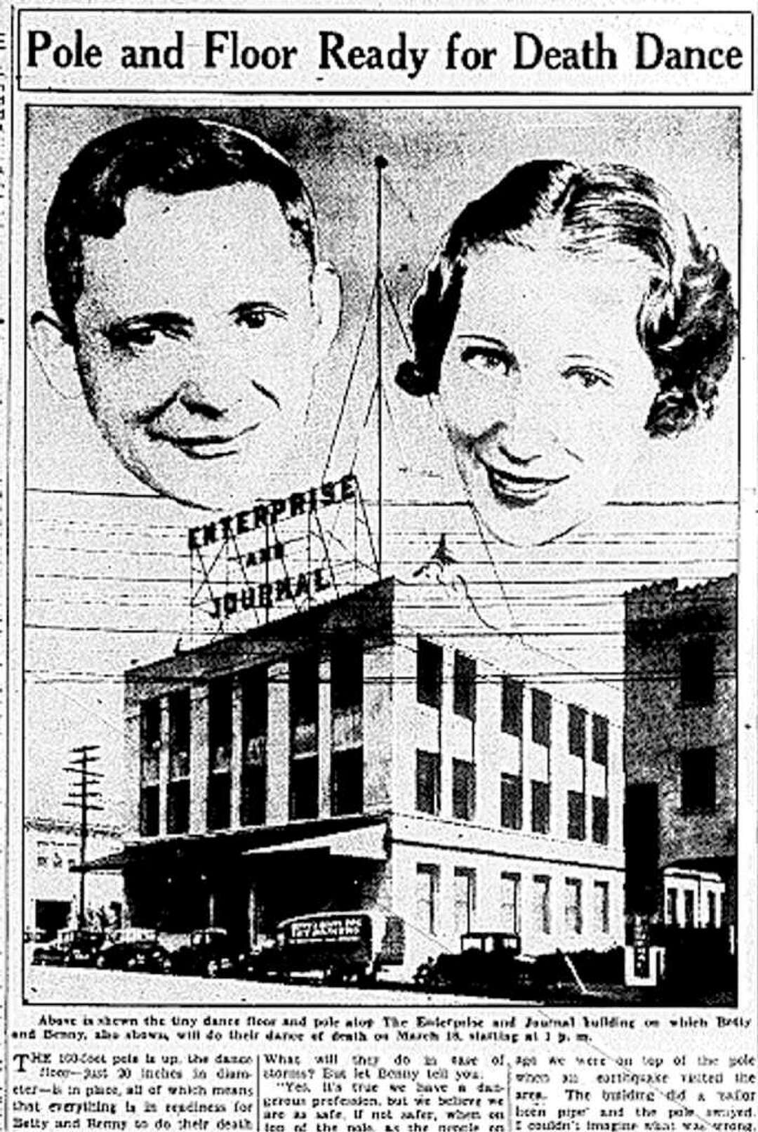 Daredevil dancers of 1936