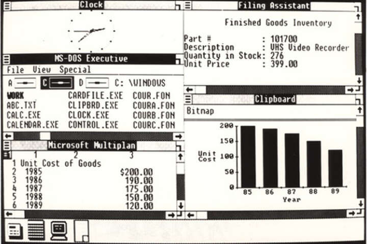 Microsoft milestones through history