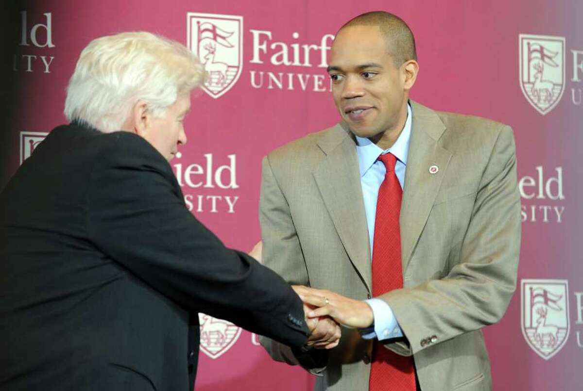 Sydney Johnson introduced as Fairfield coach