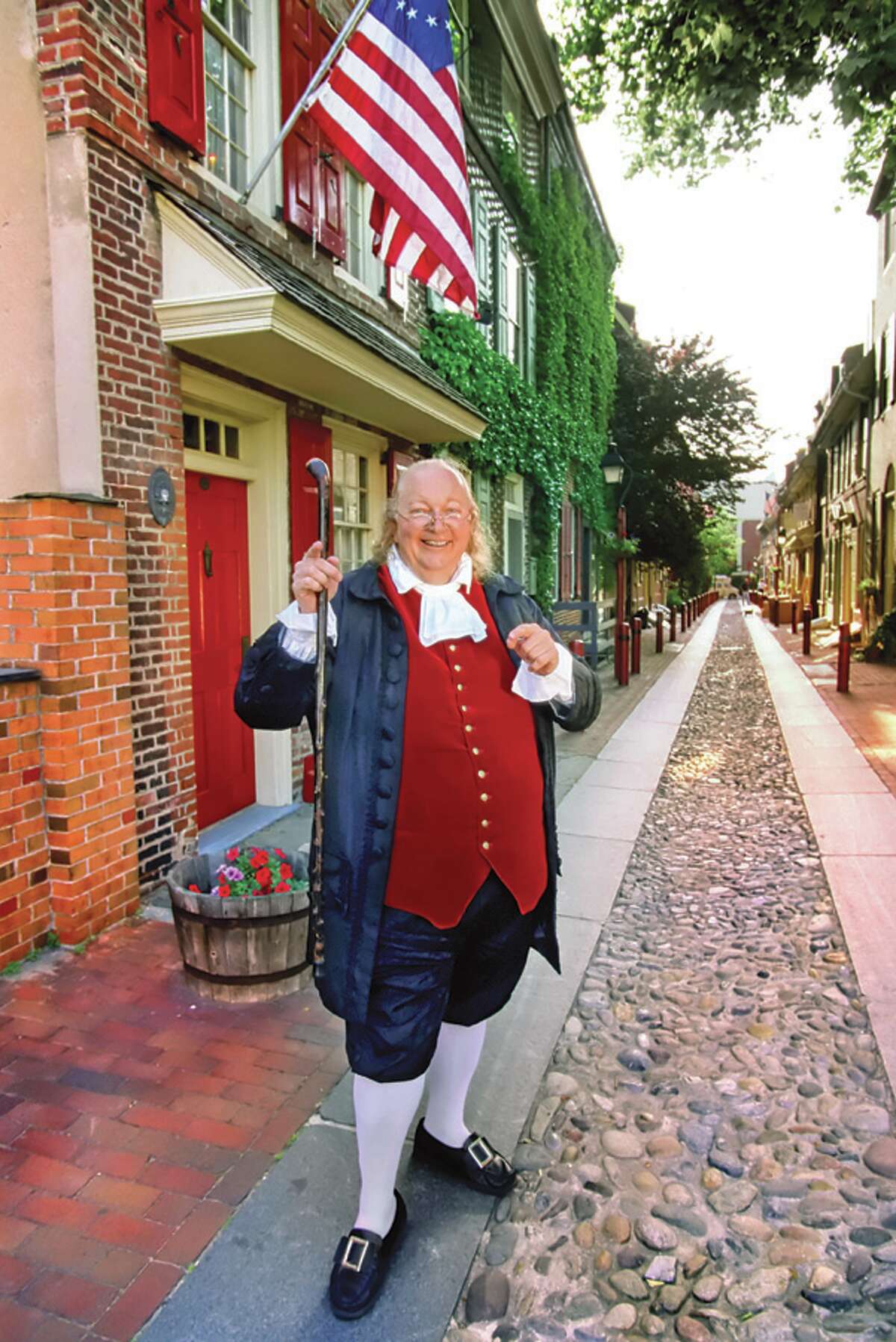 Ben Franklin slept here