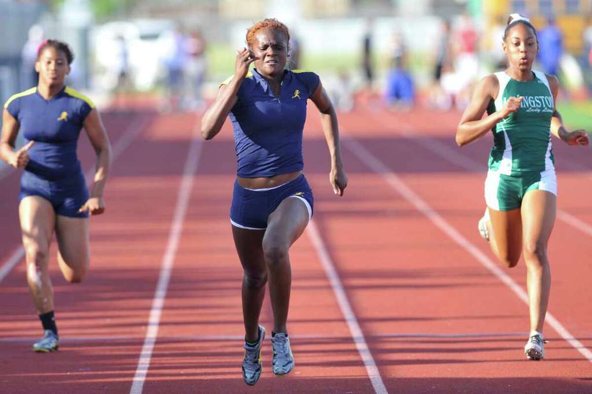 Local track and field athletes competing in this week's state meet
