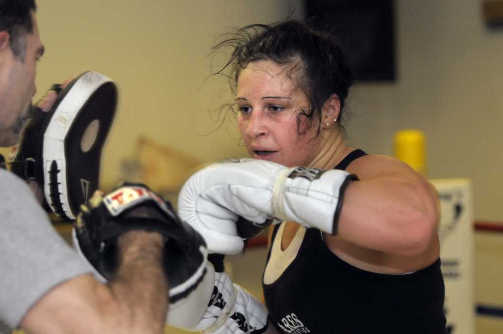 Her puncher's chance